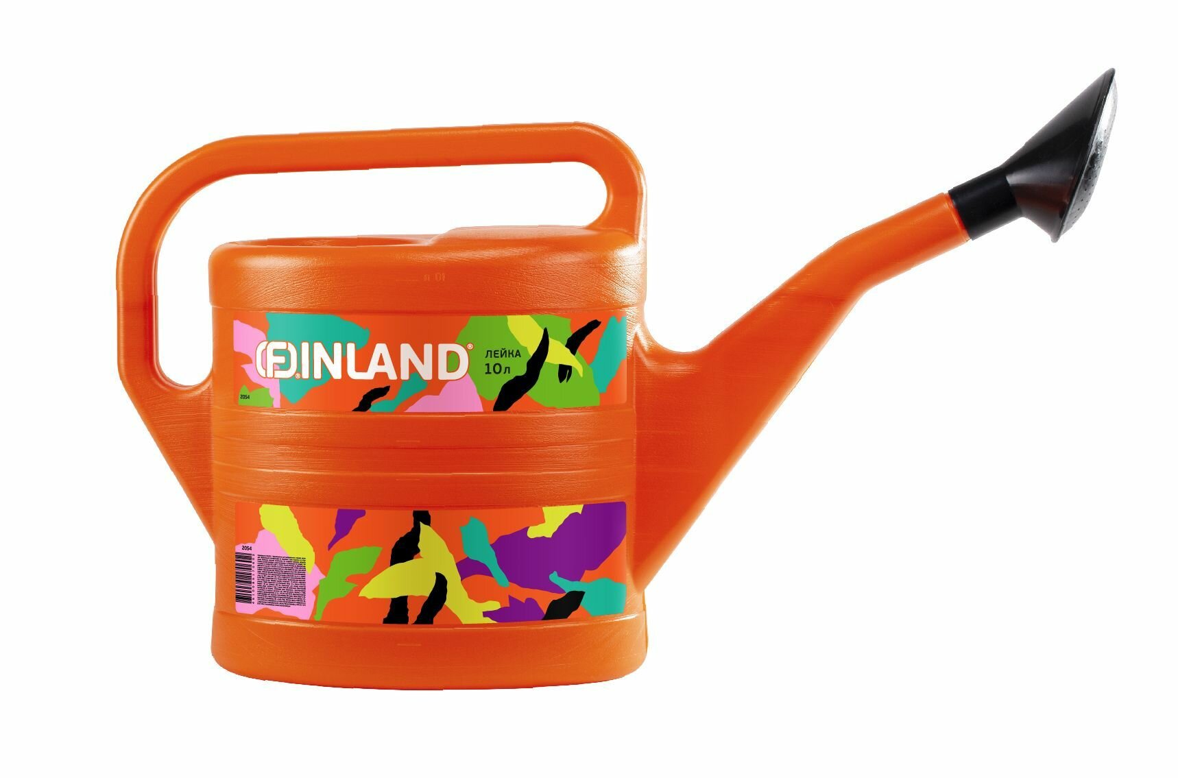 Лейка садовая FINLAND 10 л, с рассеивателем, оранжевая, арт.2054