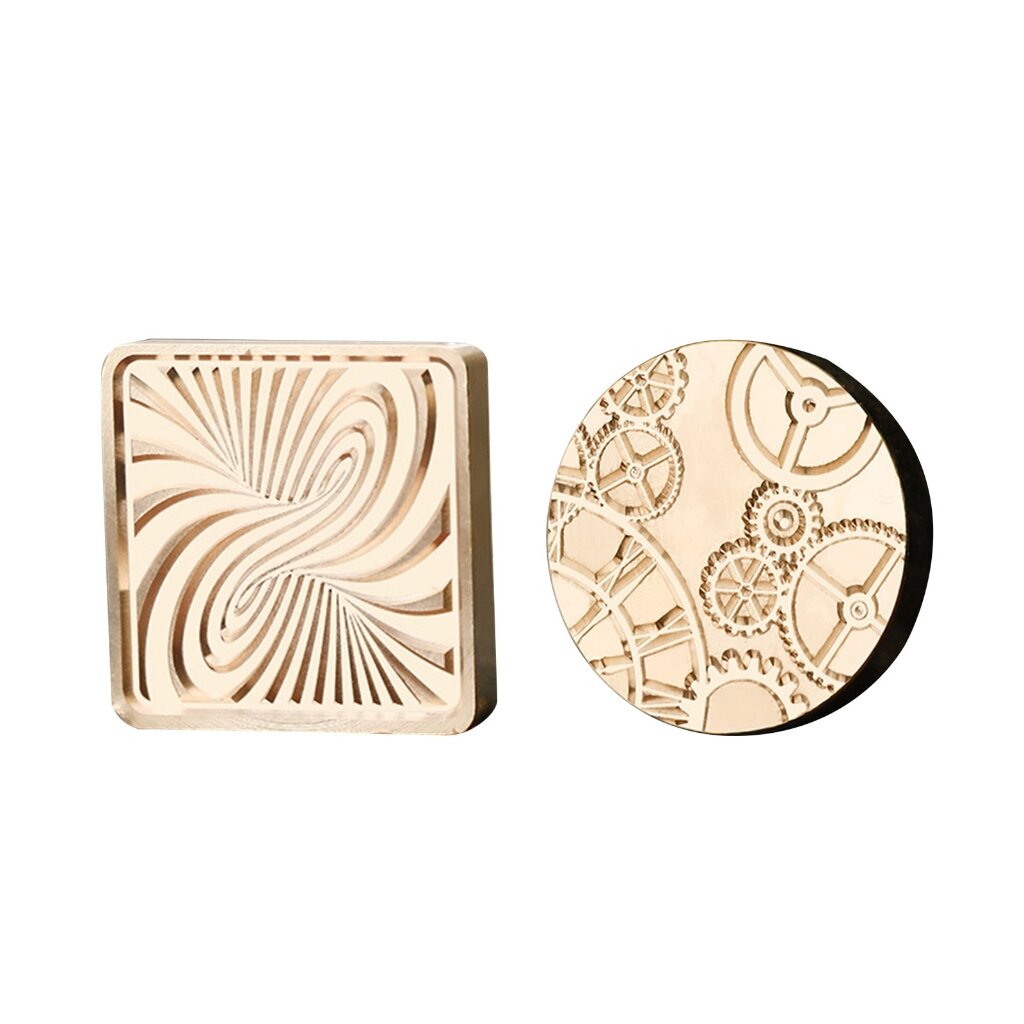 Серия Реинкарнация : печать на сургучной печати с медной головкой циклические линии плюс царство времени