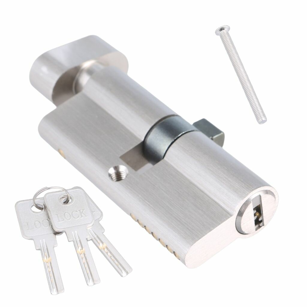Цилиндровый замок из сплава с ручкой, безопасная дверная защита дома, необходимая для безопасности входа и садовых ворот