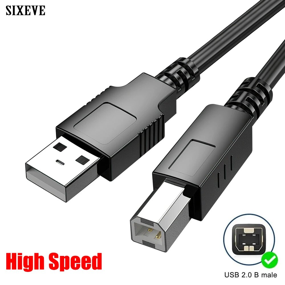 USB кабель для принтера 3 метра 5m