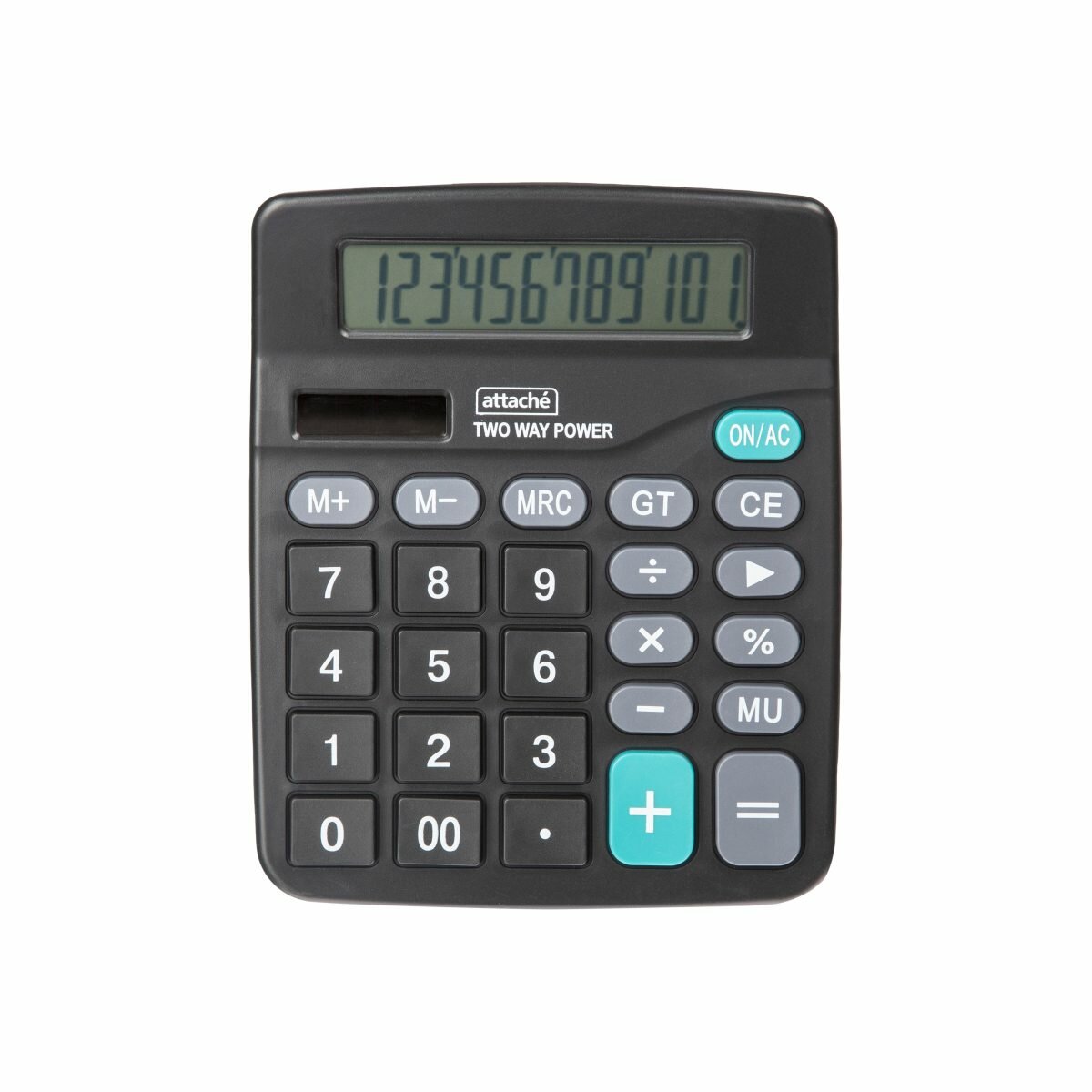 Калькулятор настольный Attache ATC-444-12F, 12-разрядный, черный, 40шт.