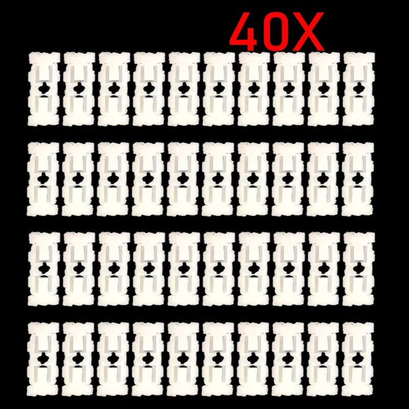 20X молдинговые зажимы на крышу для Vw Golf Jetta Mk2 1983-1992 Caddy 1996-2003 Passat B3 B4 40X