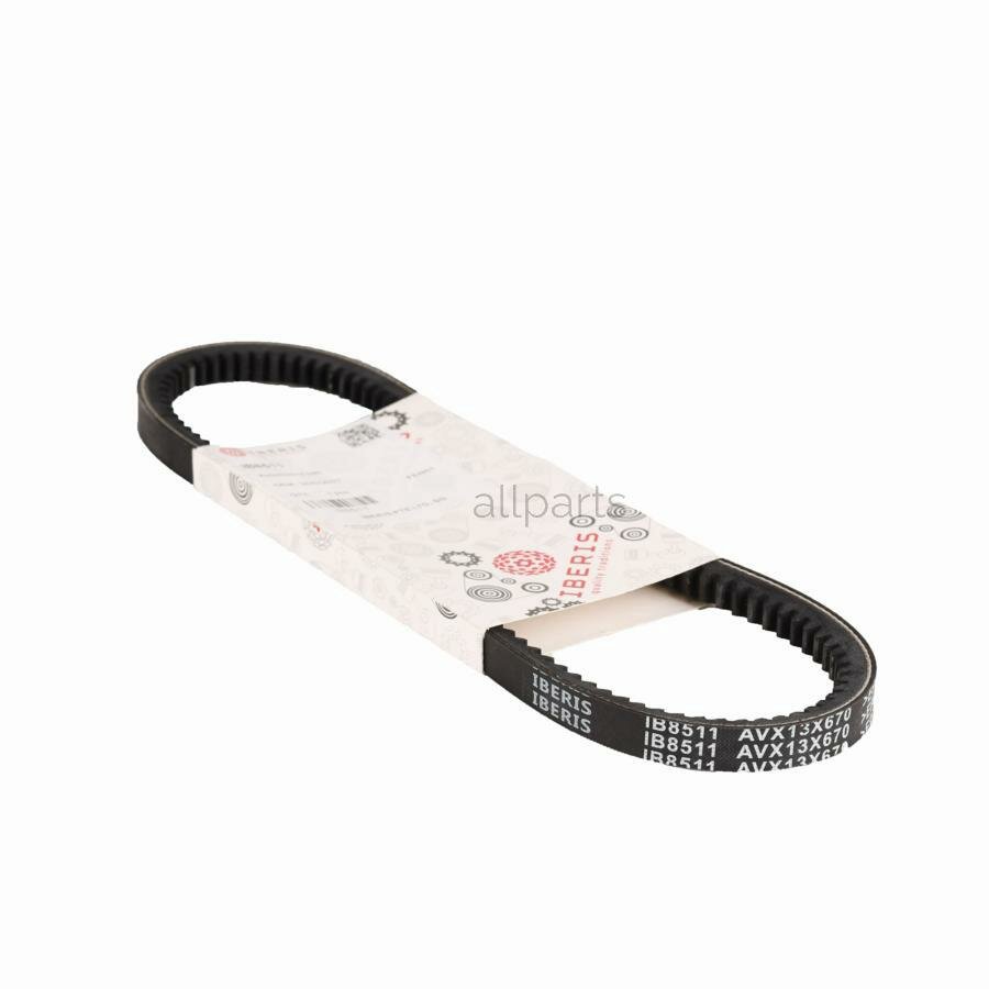 IBERIS IB8511 AVX13X670 ремень приводной HYUNDAI ACCENT 99-/ELANTRA 1.6 00-/GETZ/1/6/KIA RIO 1.4/1.6 05-