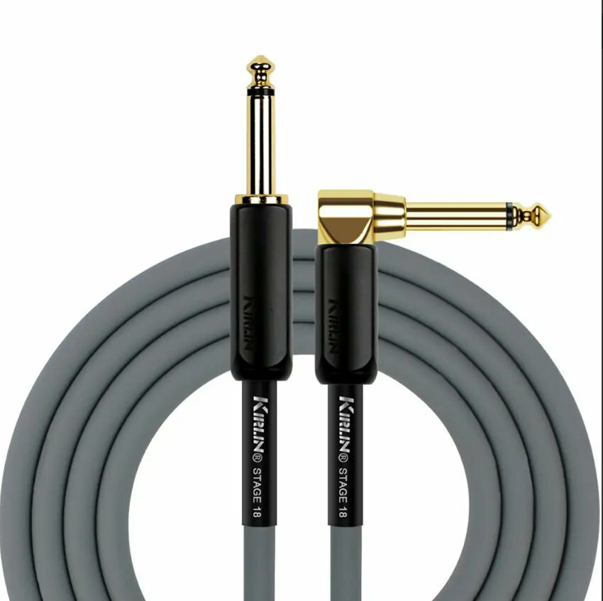 Kirlin IP182BEGL/GA/6m инструментальный кабель премиум джек-угловой джек