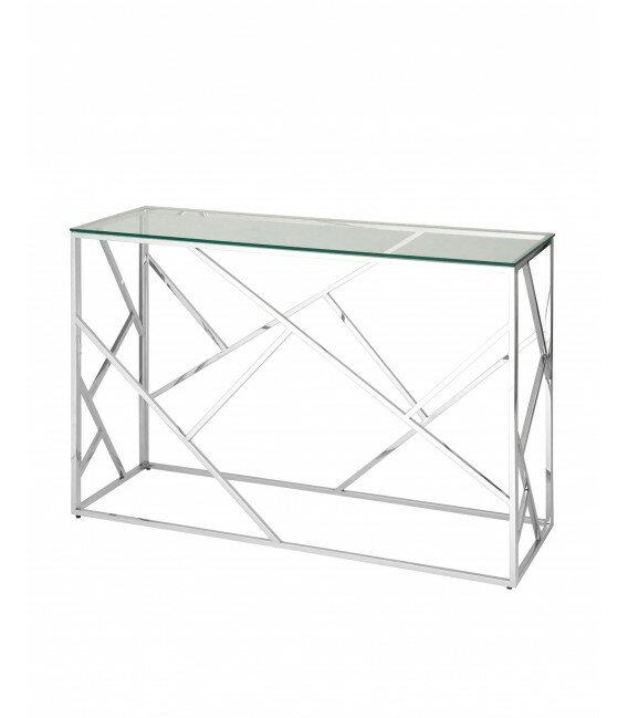 Консоль Азоло 120х40 серебро