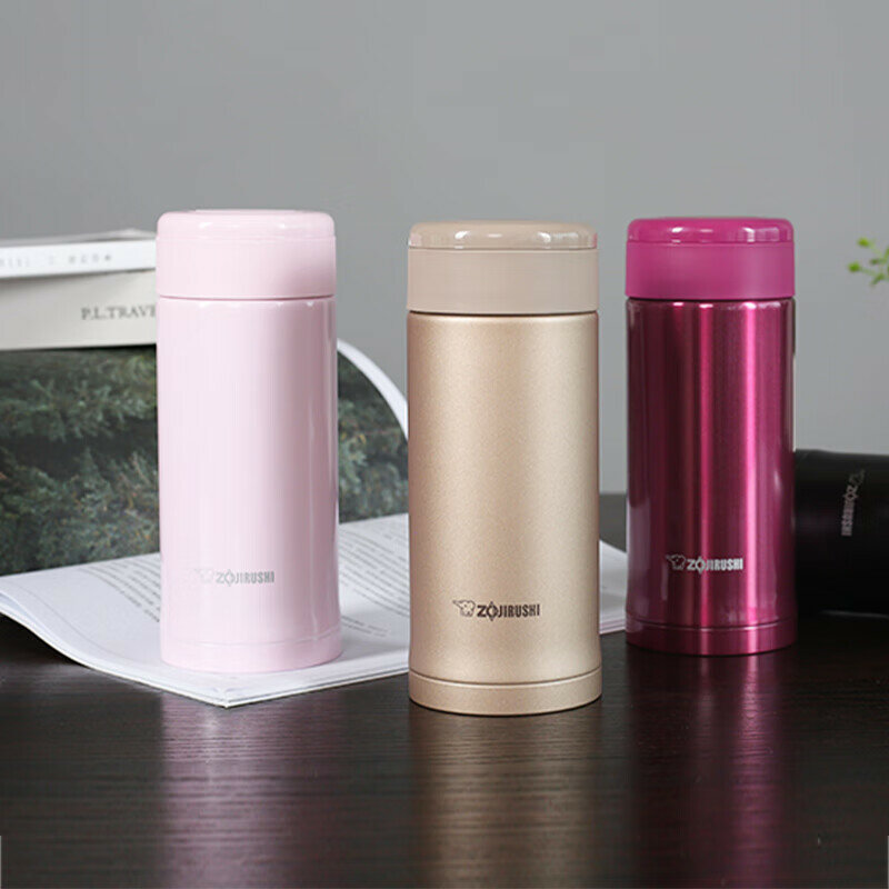 ZO JIRUSHI Vacuum Insulated Stainless Steel Tea Infuser Mug, Tea-Water Separation Cup, Office Water Bottle, Birthday Gift, ASE35-NL