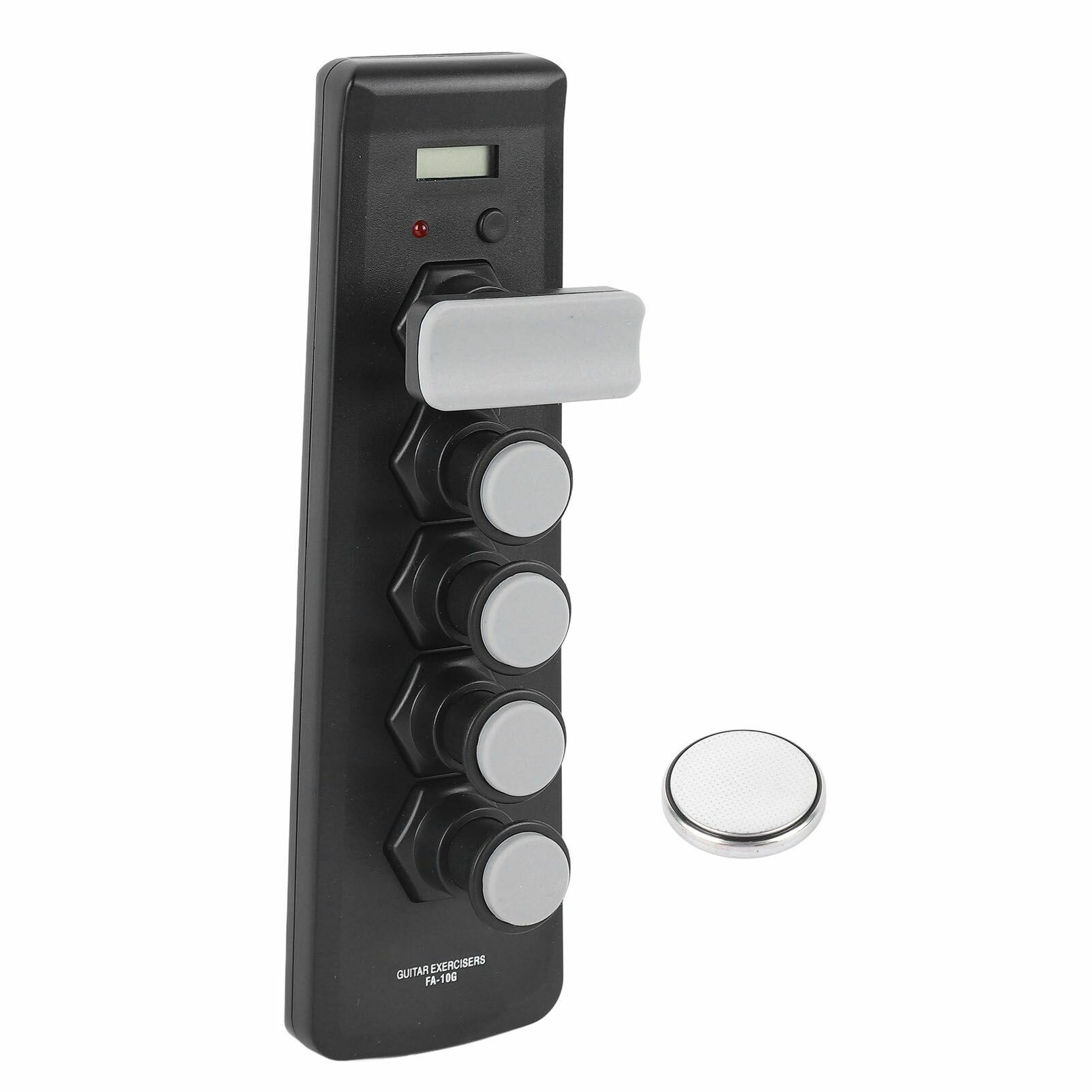 Тренажер гитарных аккордов для начинающих с цифровым дисплеем, усилителем пальцев и тренажером для гитаристов, улучшает скорость и ловкость пальцев
