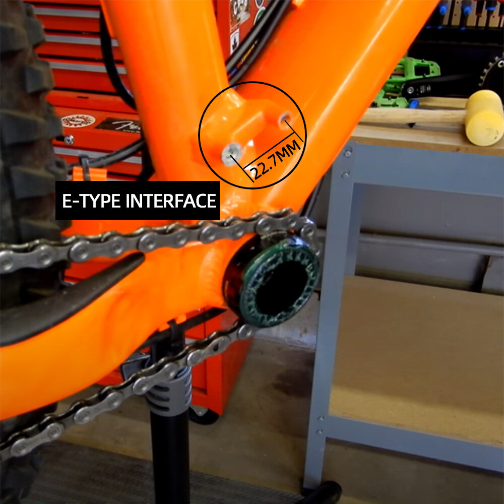 Направляющая цепи MTB, алюминиевый сплав, прямое крепление E-Type, защита цепи, 26T–36T, Single 1X System