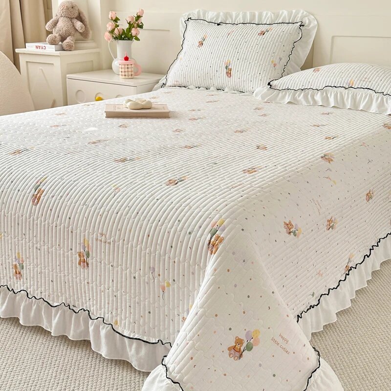 Покрывало Filigrana из полиэстеровой кружевной ткани, размер Queen 150x230 см, комплект из 3 штук.