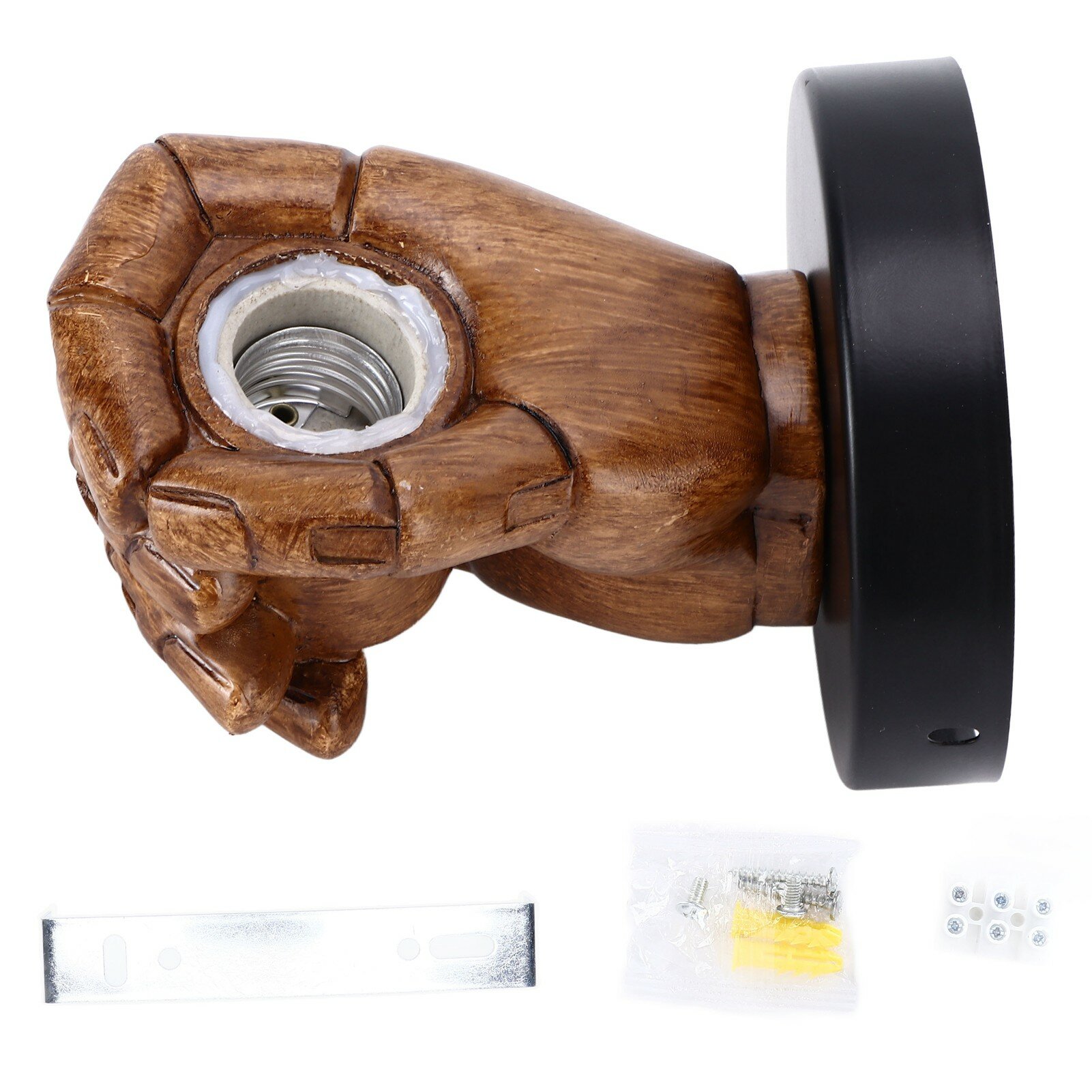 Винтажный настенный светильник в форме кулака в индустриальном стиле для спальни и бара