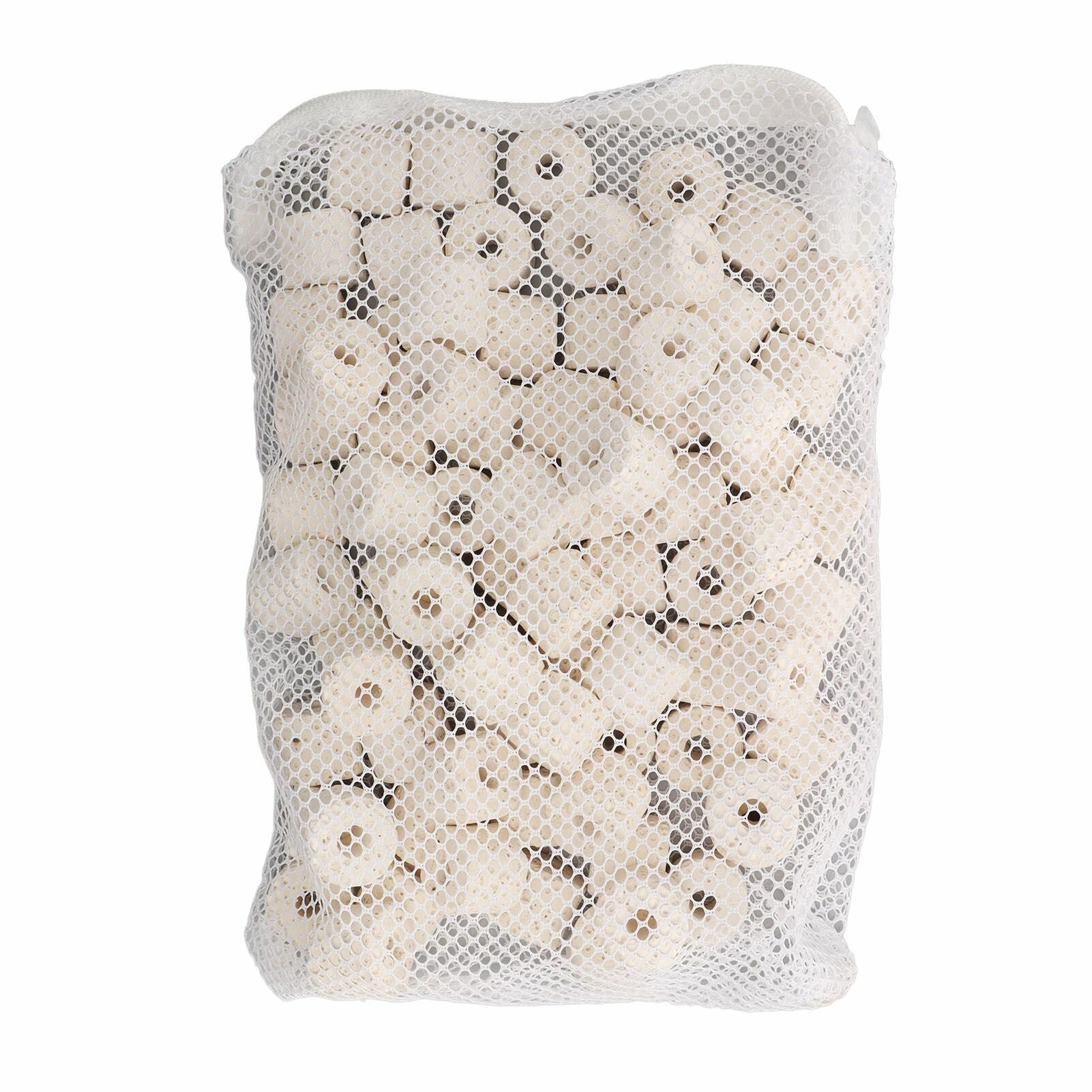 Керамическое фильтровальное кольцо для аквариума 500г, высокопроницаемое, для пресной и соленой воды