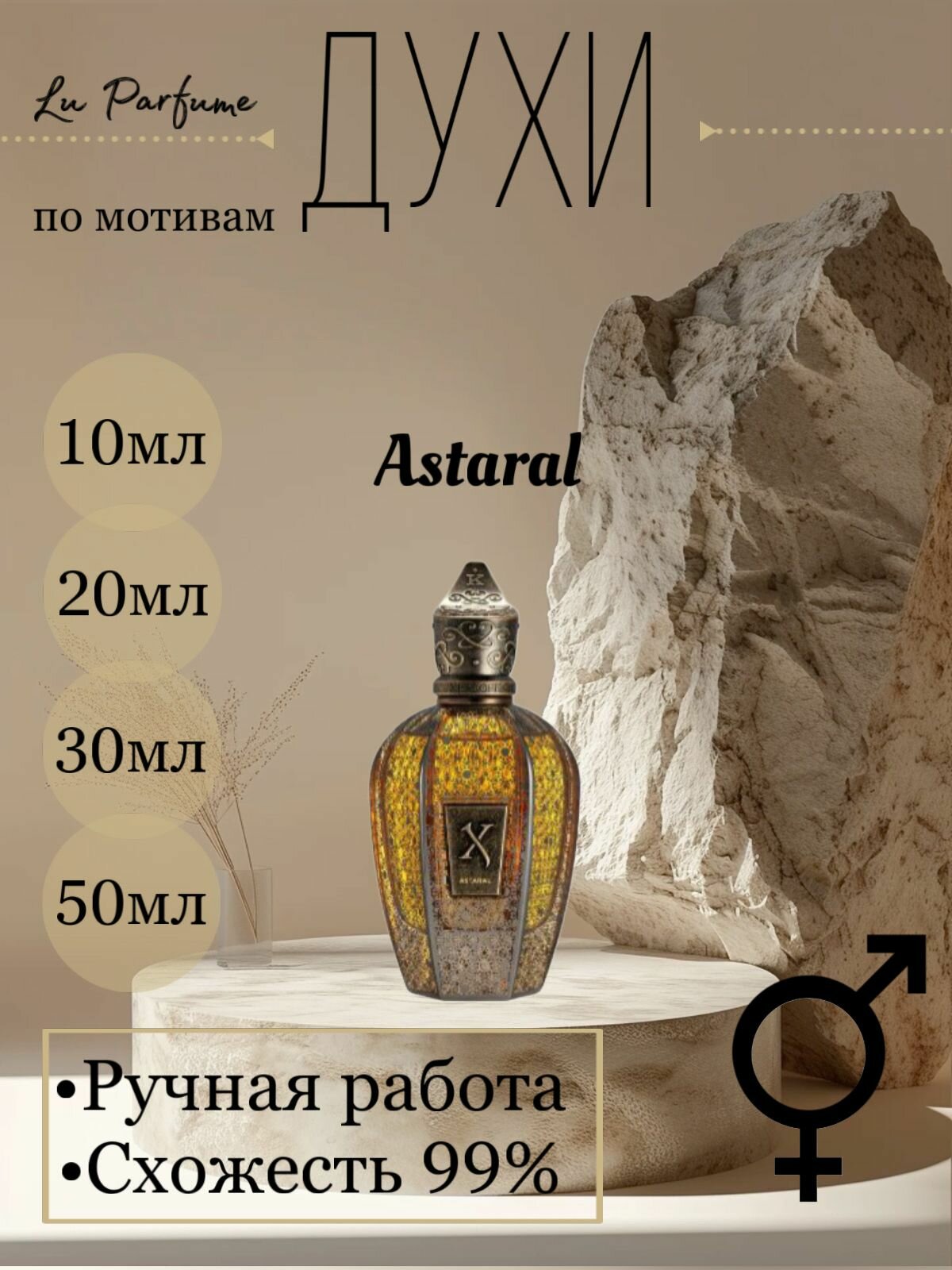 Духи ручной работы по мотивам 'Astaral', для мужчин и женщин