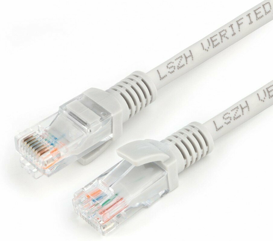 Патч-корд Premier PP31-3M-LSZH 1Гбит/с UTP 4 пары cat.5E CCA molded 3м серый RJ-45 (m)-RJ-45 (m)