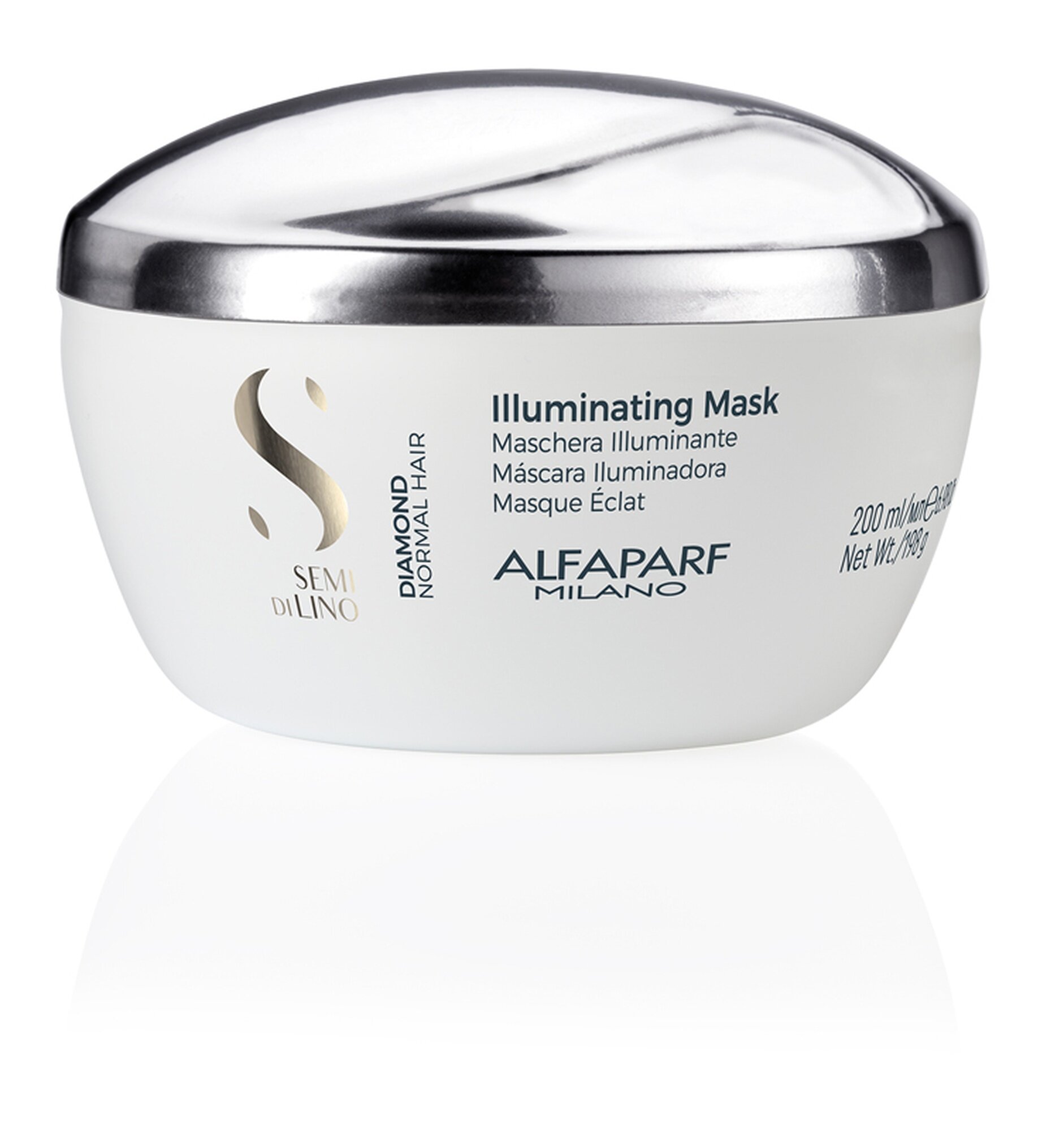Маска для нормальных волос блеск Alfaparf SDL Diamond Illuminating Mask 200 мл 16449
