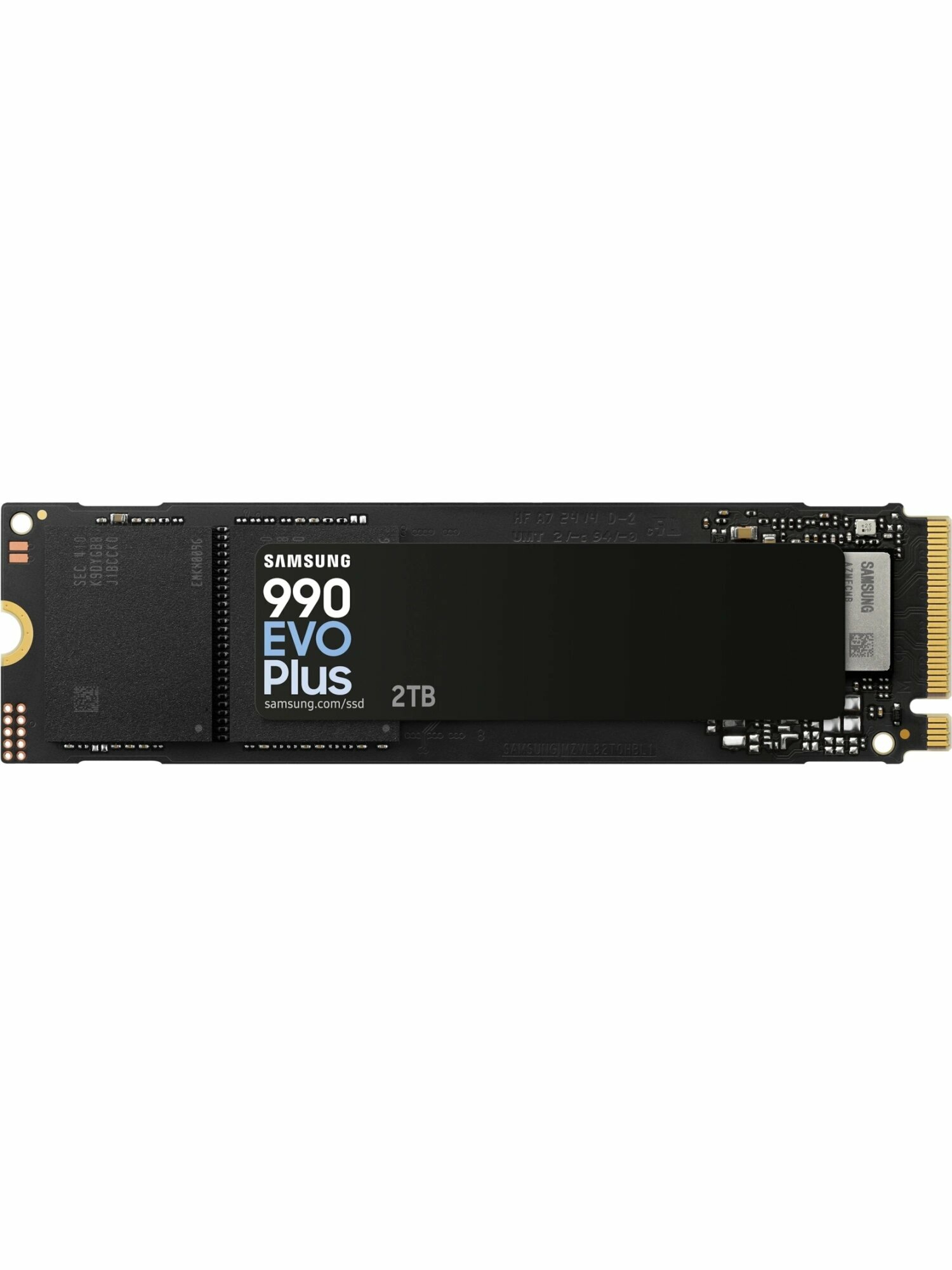 Твердотельный накопитель Samsung 2048ГБ, M.2 2280, PCIe 4.0 x4, M.2 990 EVO Plus (MZ-V9S2T0BW)