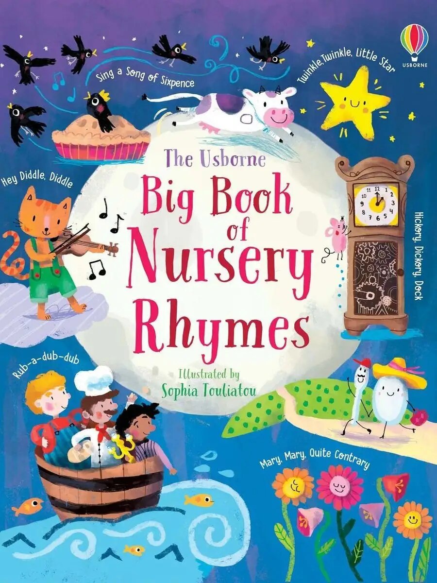 Big Book of Nursery Rhymes | Usborne — книга на английском языке
