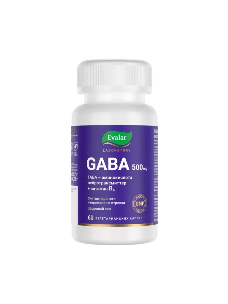 Габа 500 мг 60 шт. капсулы массой 0,62 г
