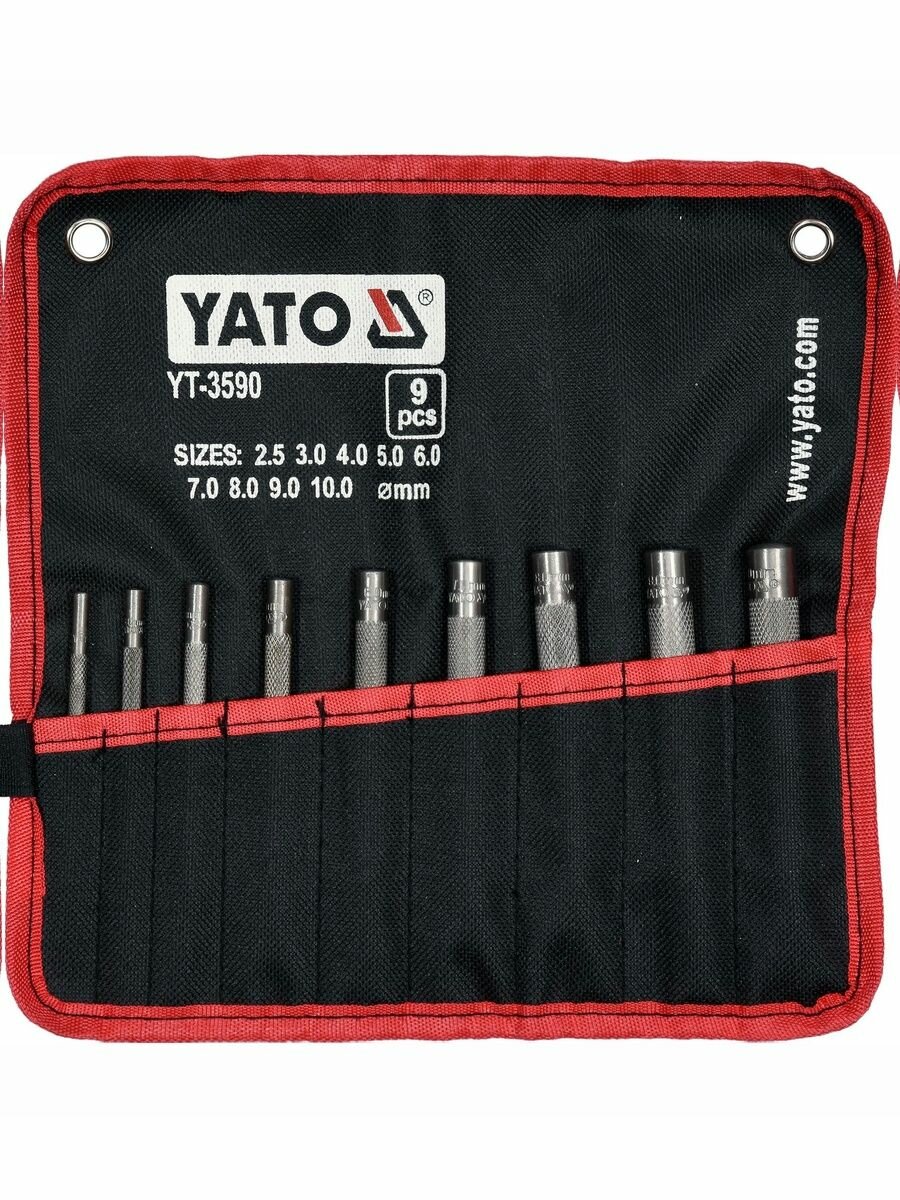 Набор пробойников 9пр YT-3590
