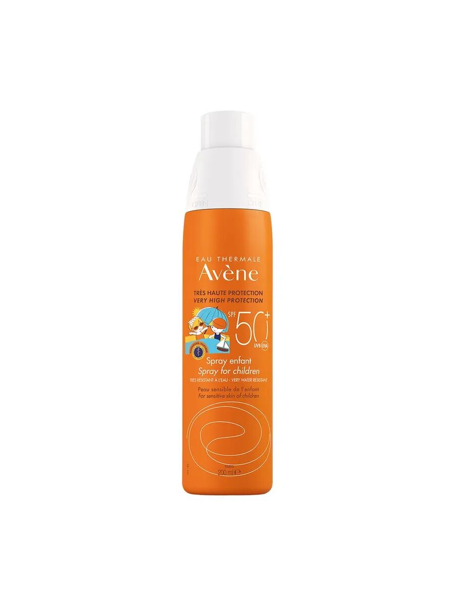 Avene солнцезащитный детский спрей SPF50+, спрей, 200 мл, 1