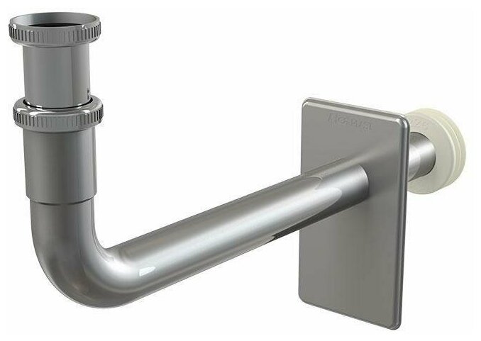 Металлическое колено DN32 с накидной гайкой 5/4 Alcadrain A438