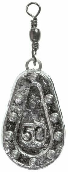 Рыболовные грузила "Catcher" Грузило для карповой ловли Гриппа 2 полная Ушко с вертлюгом, 5шт/упак