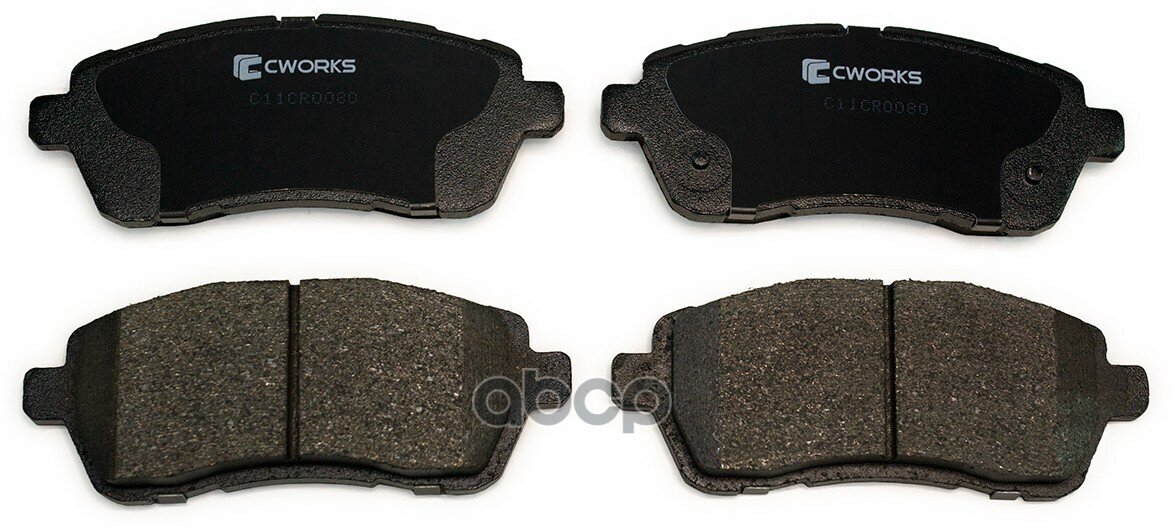 Тормозные колодки передние, Low Metallic CWORKS арт. C11CR0080