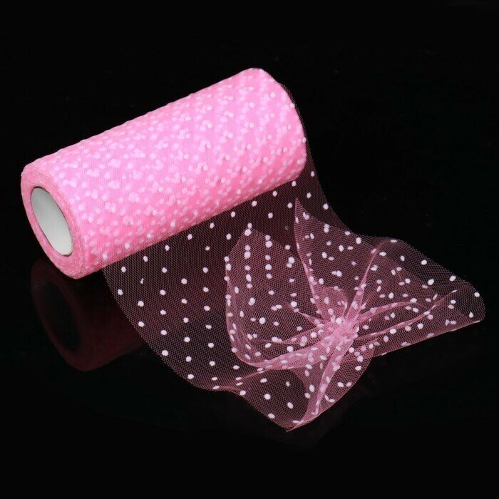 Фатин Горох , 15 см, 11 1 г/кв. м, 23 1 м, цвет розовый 4