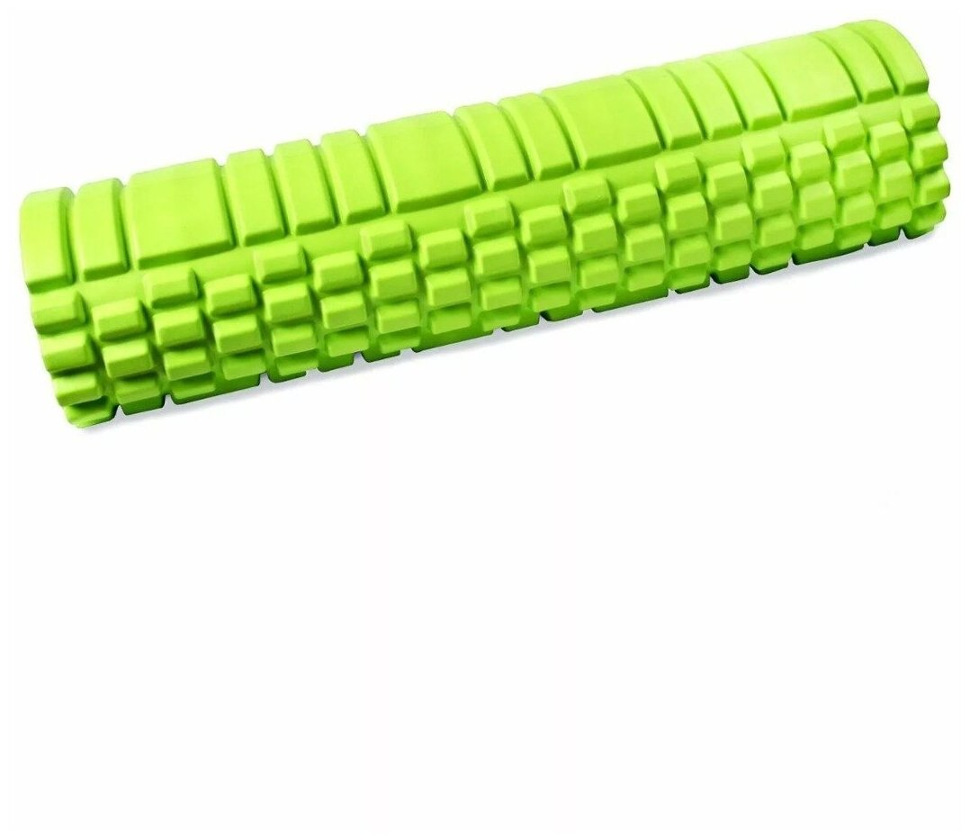Валик для фитнеса Moderate 60 х 14 см зеленый, массажный ролик для МФР.