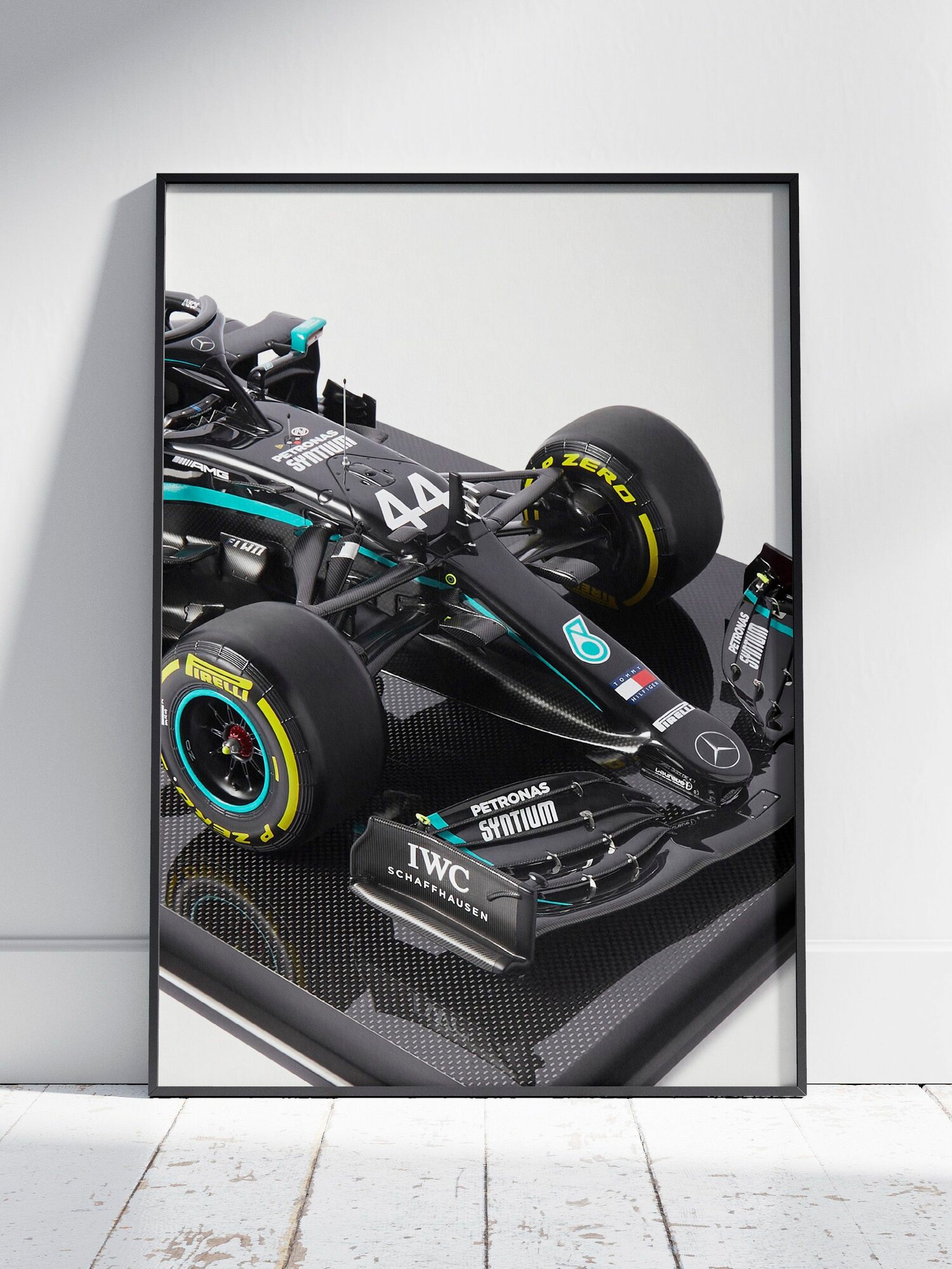 Плакат на стену для интерьера Легенды Авто (Мерседес W11 - Mercedes W11) - Постер по машине формата A4 (21x30 см)