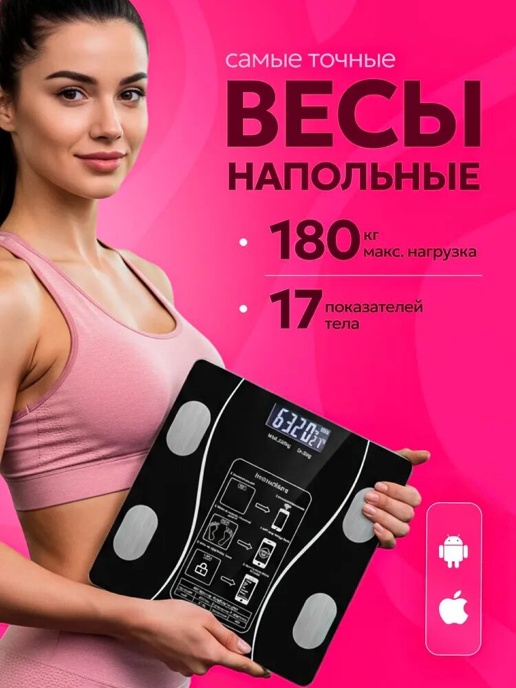 Весы напольные, электронные, умные