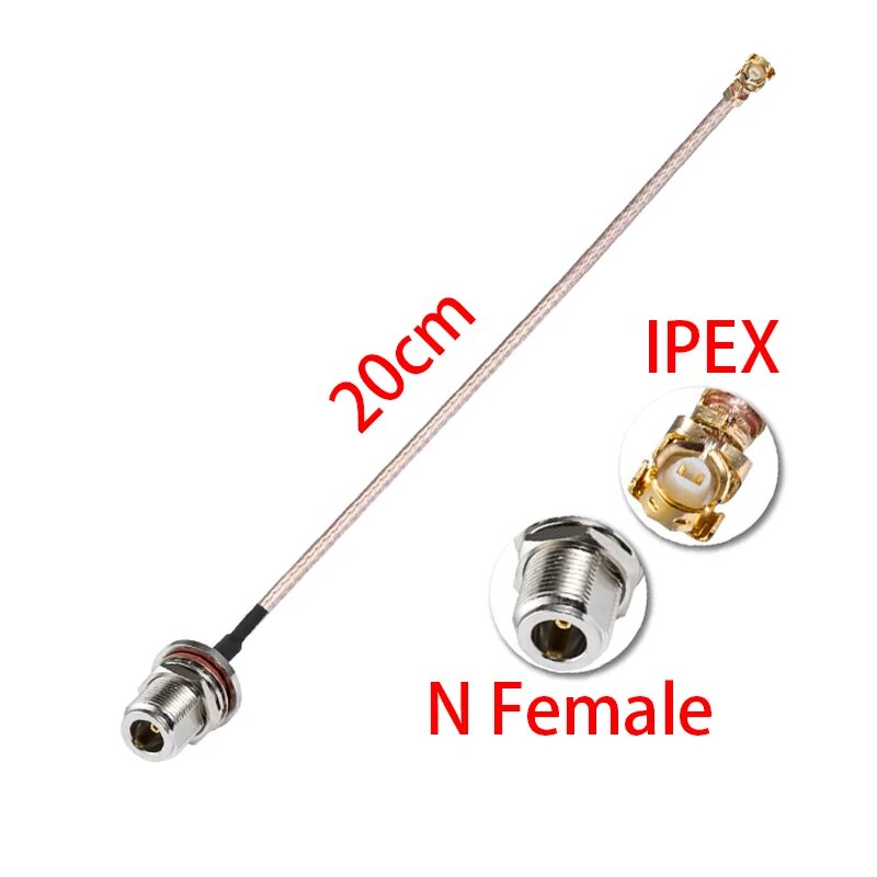 Антенна Ipex - N Female, 20см, 5 дБи, 868/915 МГц