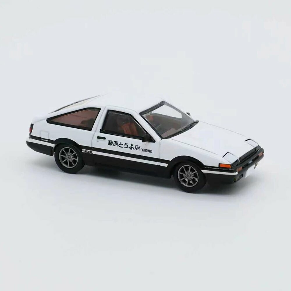 Toyota Corolla AE86, белая, 1/64, HI-STORY