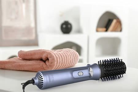 Стайлер ECG Modifica Hairbrush Moonstone, черный