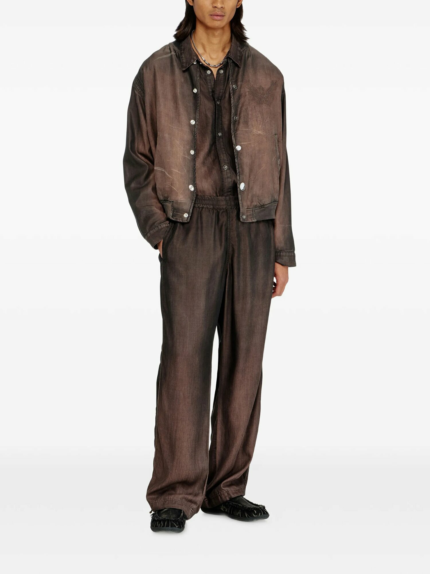 Куртка DIESEL Phoenix, размер S, brown — фото 1