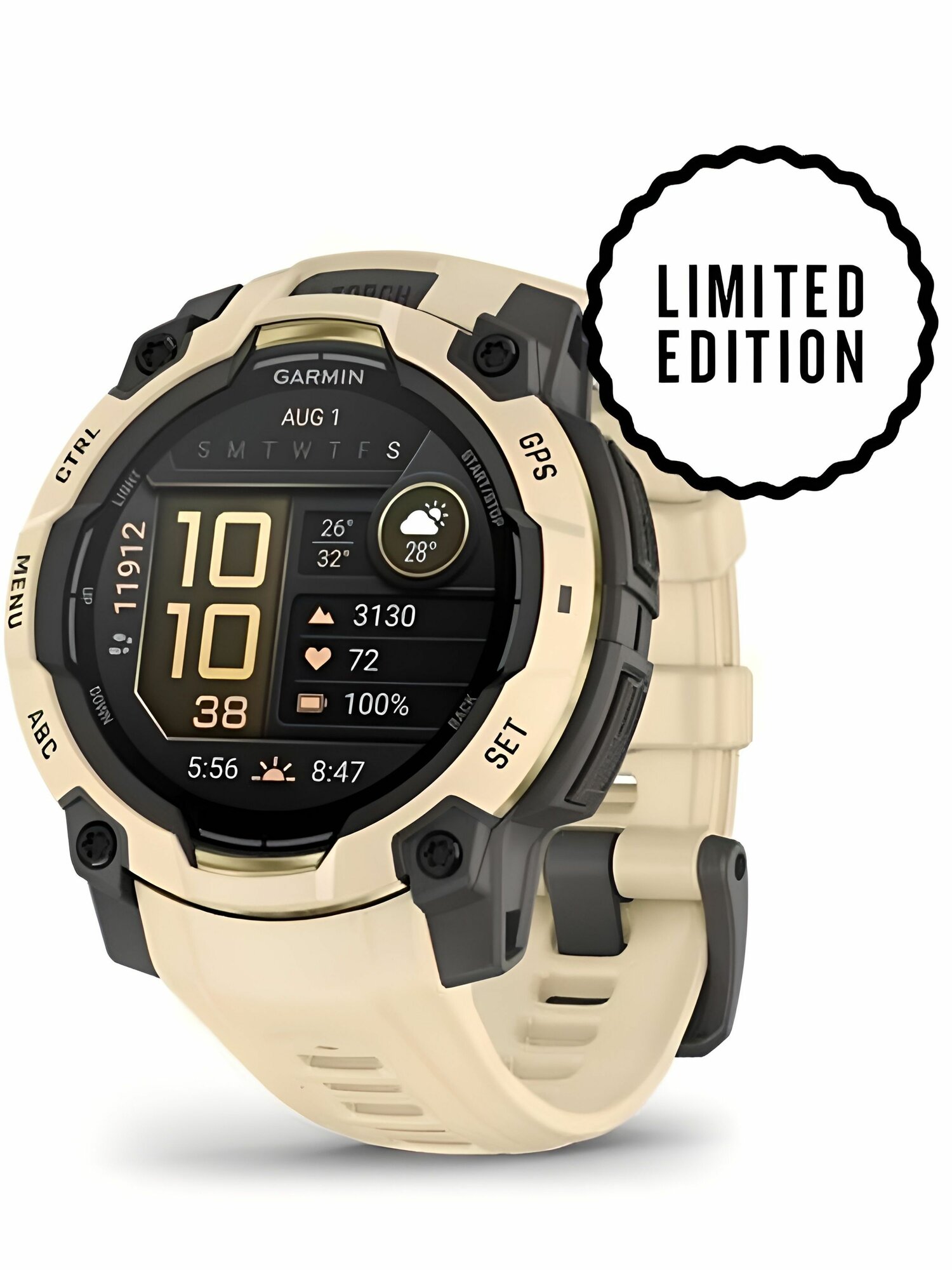 Умные часы Garmin Instinct 3 45mm AMOLED Citrine with Citrine Band