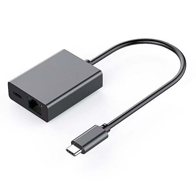 Адаптер сети USB Type-C в Гигабитный Ethernet 5-в-1 Хуб для Ноутбука Планшета Смартфона Windows Mac