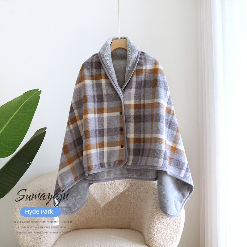 Экспортное флисовое одеяло-плед, утолщенное фланелевое двухслойное теплое одеяло для кондиционера, одеяло для офисного