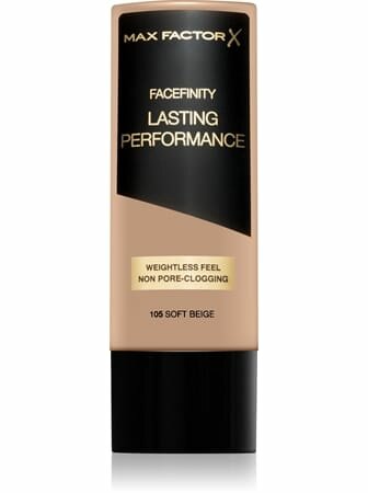 Тональный крем Max Factor Facefinity Lasting Performance, оттенок 105 soft beige, 35 мл