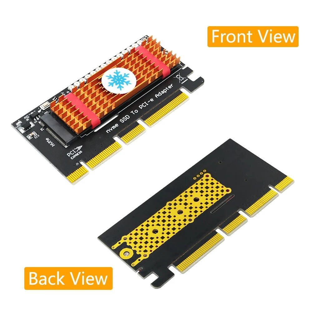 E-Easy To Use M.2 NVMe к PCIe адаптер с радиатором
