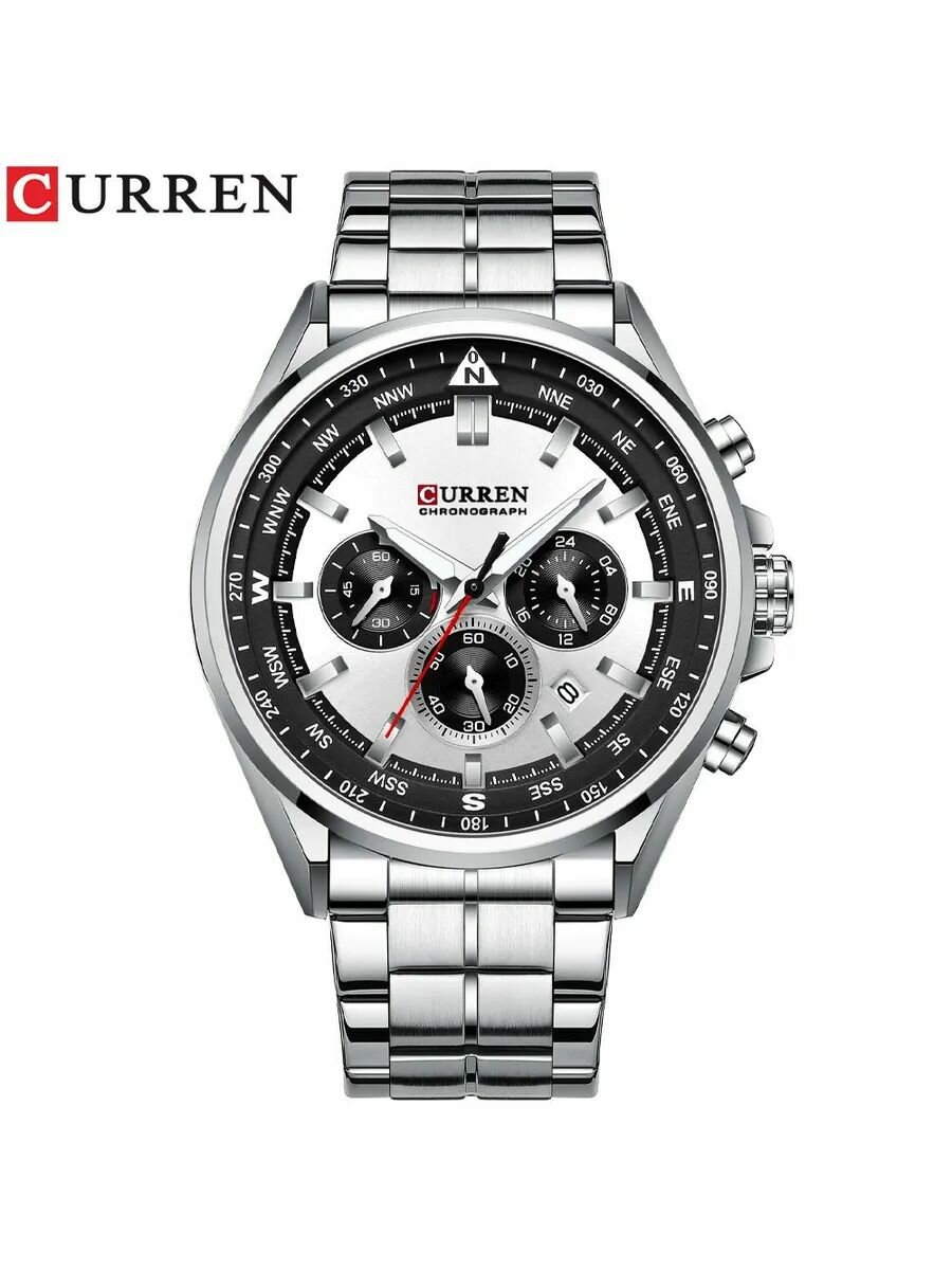 Curren8399 Мужские часы с календарем кварцевые с шестью конт