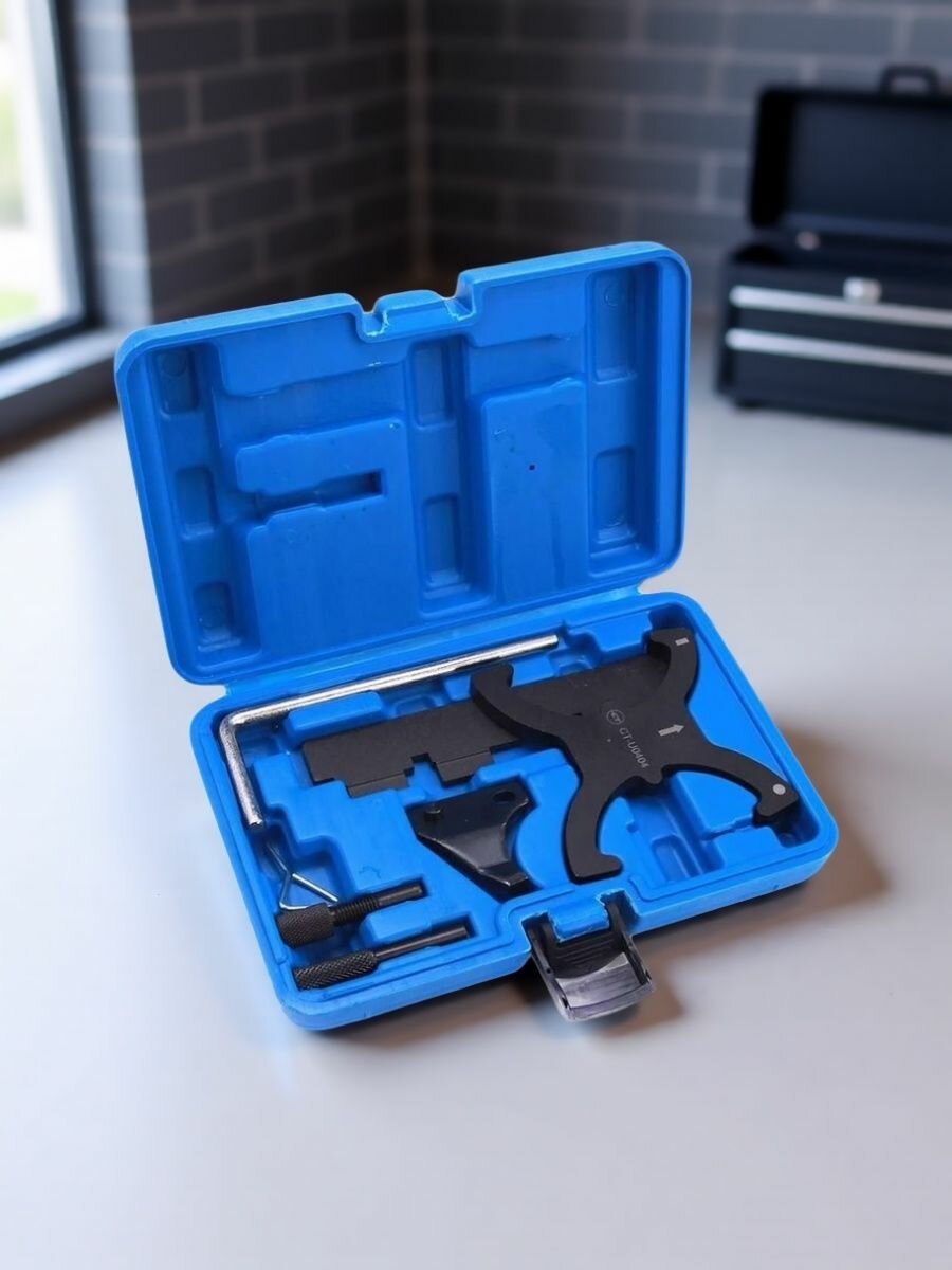Набор для установки ГРМ Car-tool Ford CT-U0404, 7 предметов, синий