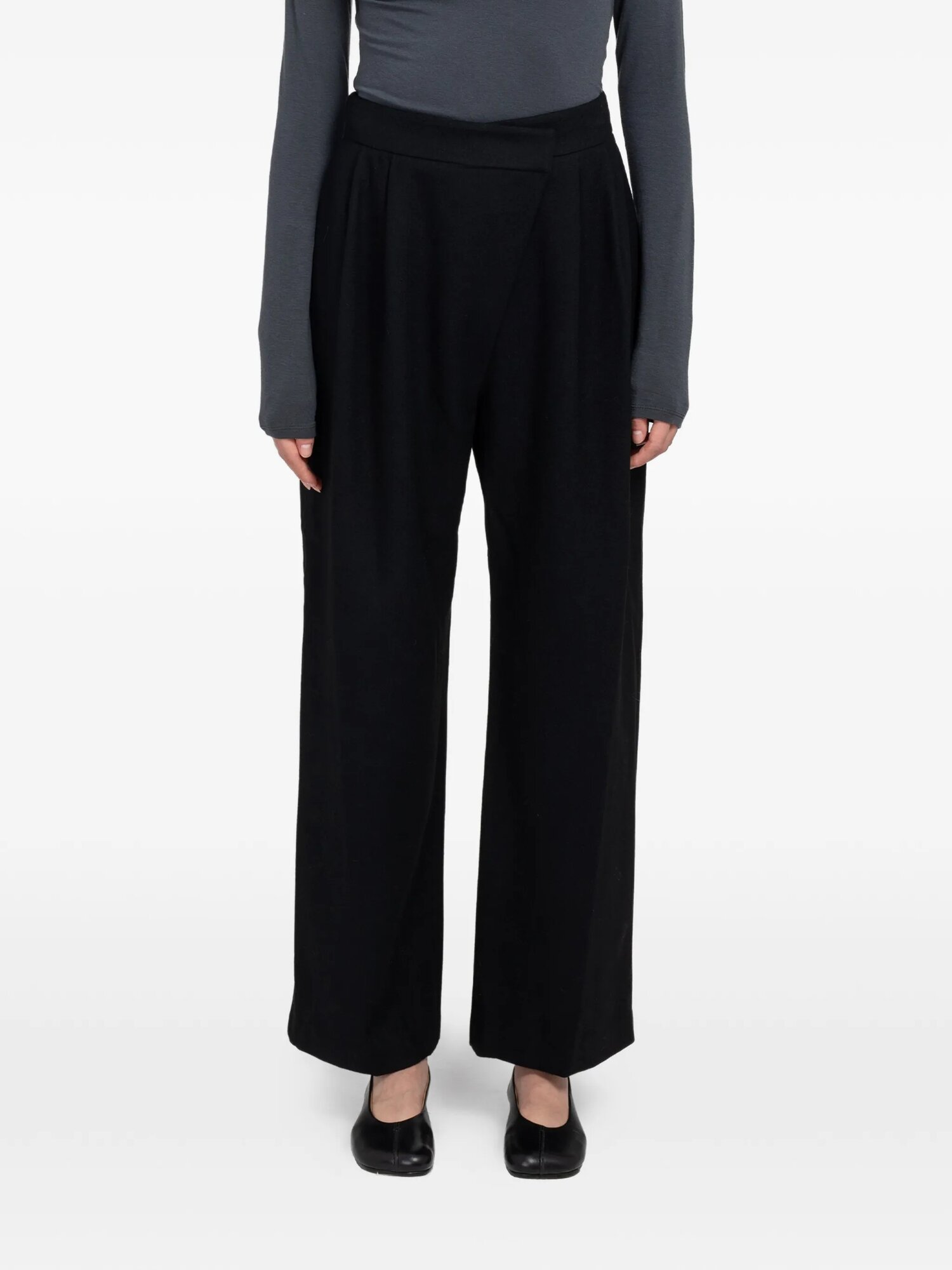 Брюки Wool wrap trousers