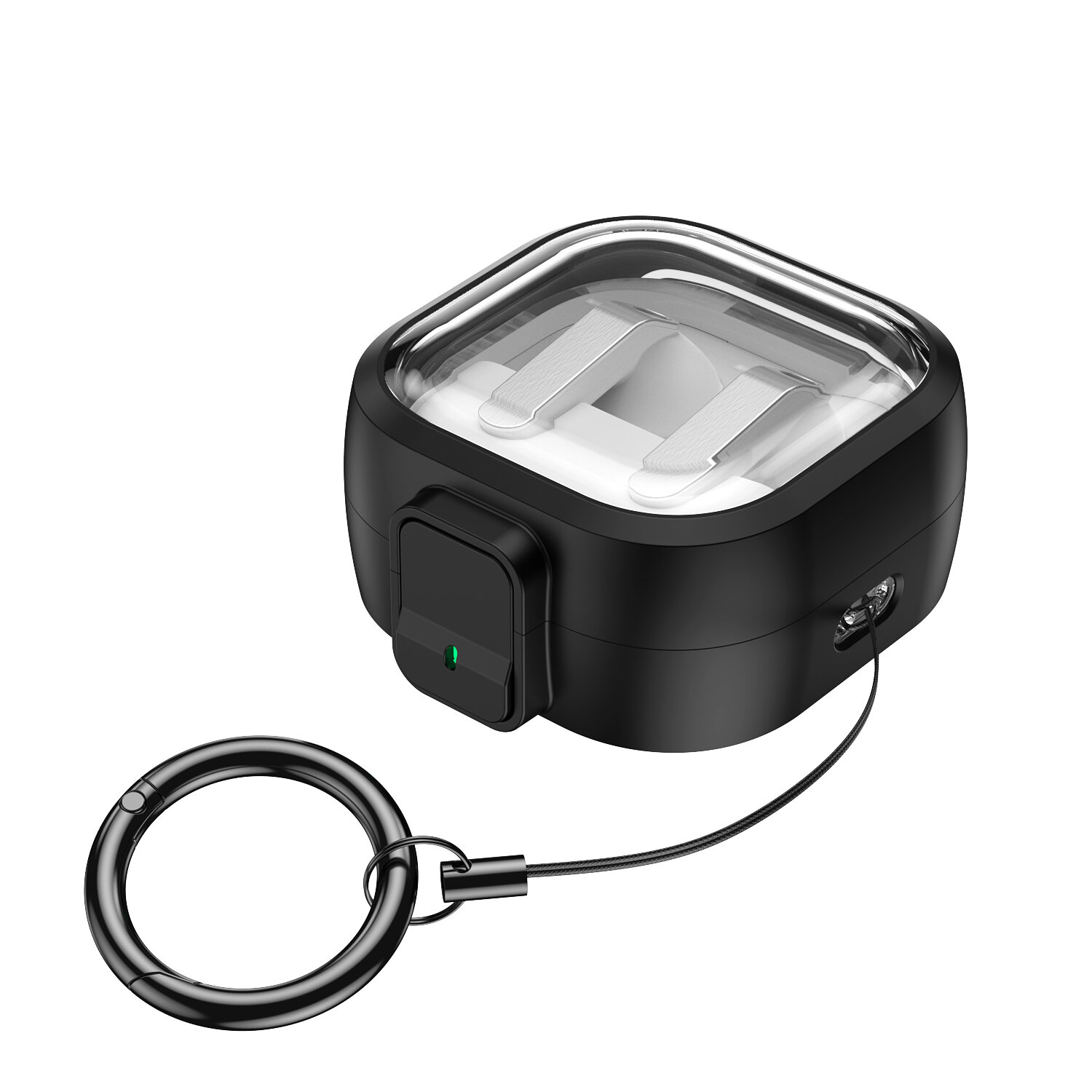 Защитный чехол для наушников смешанного цвета подходит для Galaxy Samsung Buds 4 / Buds 4pro (черный.)
