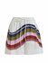 Шорты ESSENTIEL ANTWERP Stripe-print drawstring shorts, размер 40, бежевый/белый