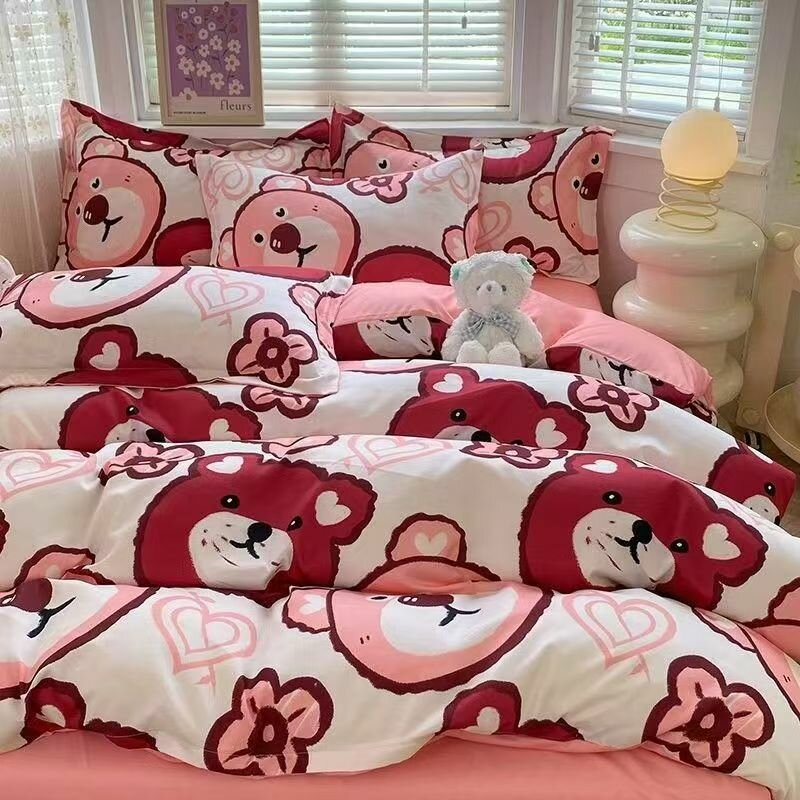 Комплект постельного белья из микрофибры , 180х220 см,