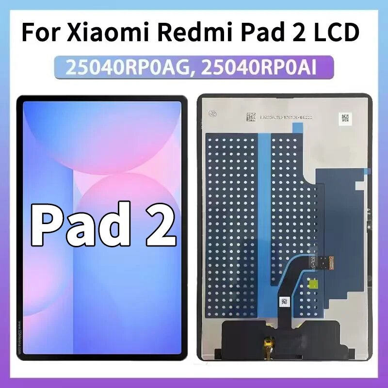 11 "Новый ЖК-дисплей для Xiaomi Redmi Pad 2, преобразователь сенсорного экрана в сборе для Redmi Pad2 25040RP0AG, 25040RP0AI ЖК-дисплей