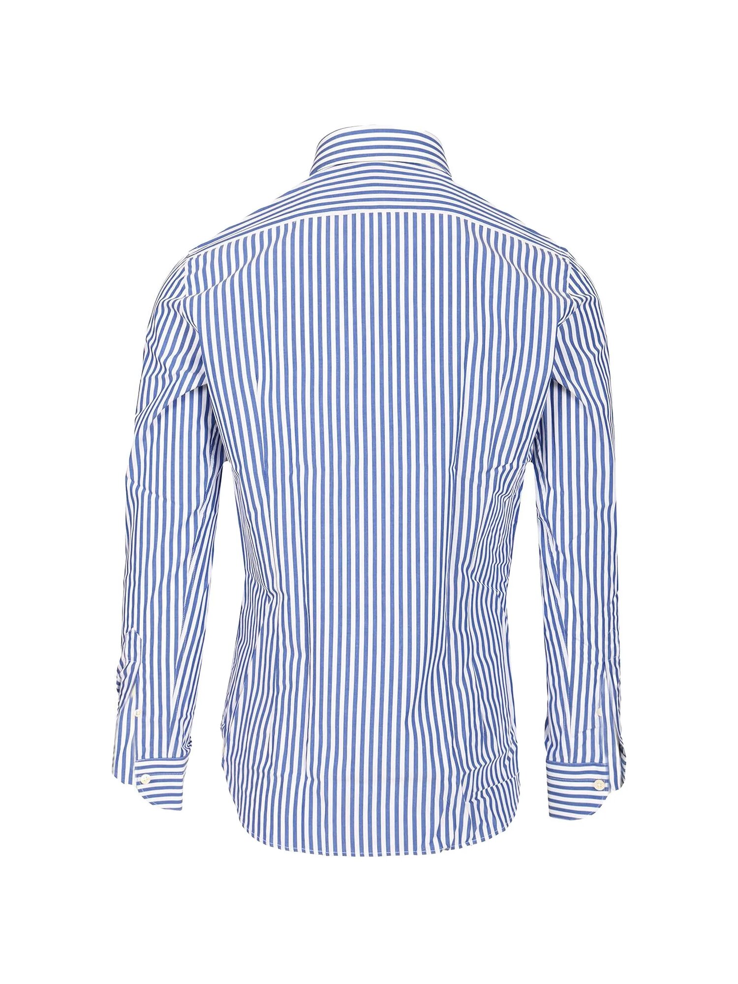 Рубашка al duca d'aosta Striped button-down shirt, размер S, blue — фото 1