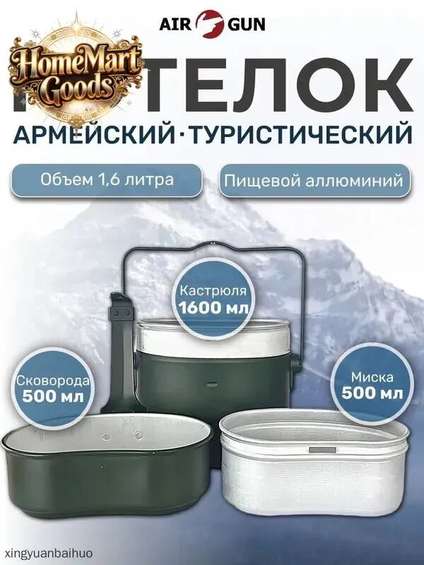 Котелок армейский