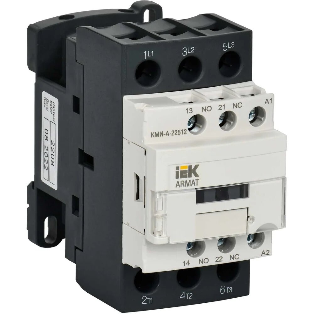Контактор IEK Armat кми-а-22512 lc1d 25а 230в/ас3 1но/1нз AR-ACC-21-025-230-11