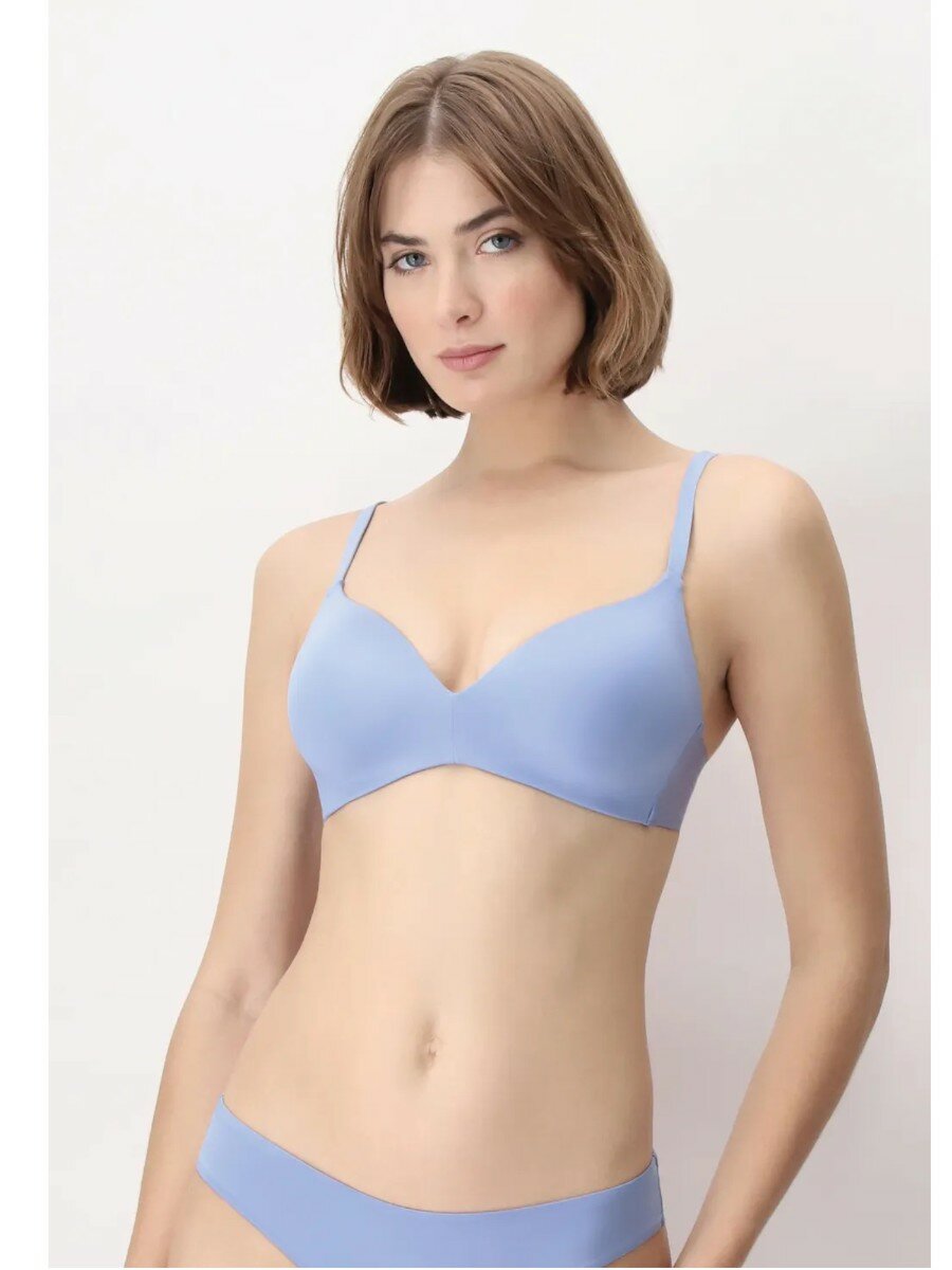 Женский бюстгальтер пуш ап голубой OROBLU PERFECT FIT VOBT01498 6B (95B)